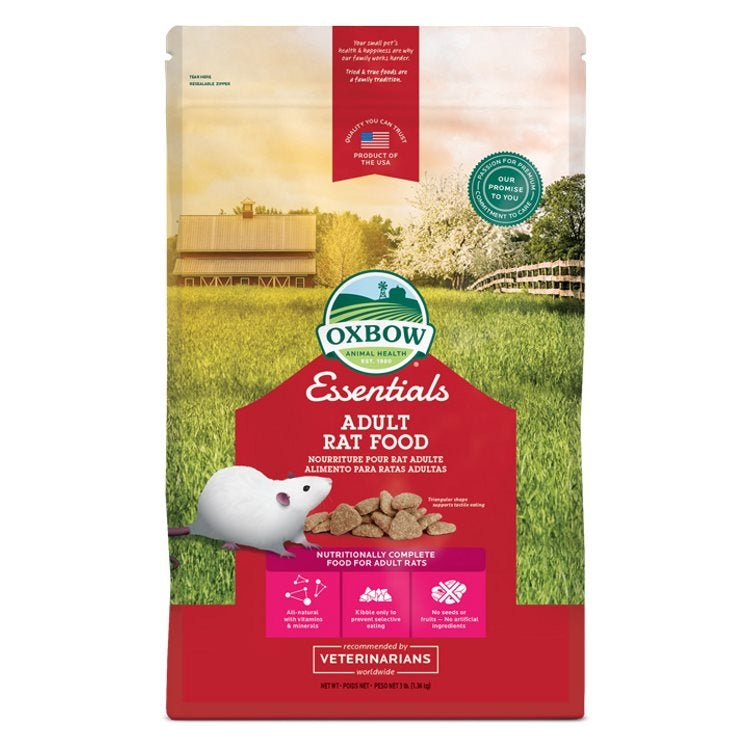 OXBOW Adult Rat 1.36kg – Vancouver Pet Food